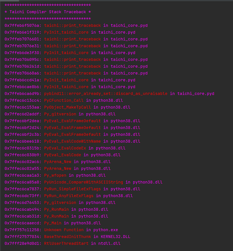 Ggui Cuda Bug求助 太极图形课答疑区 Taichi 中文论坛 